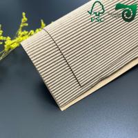 China Single Face E Flute Corrugated Cardboard Sheets 110gsm 120gsm Smooth Liner For DIY Handcrafts Packaging for sale