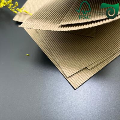 China BF FSC 120g E Flute Corrugated Paper With Excellent Heat Insulation for sale