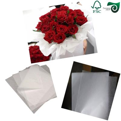 China FSC Certified 40gsm 90gsm White Waterproof Paper Wrapping Bags For Grapes  Vegetables for sale