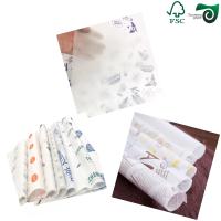 China FSC Grade 3 Food Tray Liner Paper 35gsm 40gsm Grease Resistant Paper for sale