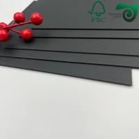 China 200gsm Virgin Pulp Solid Black Paper With High Burst Resistance For Shopping Bags for sale