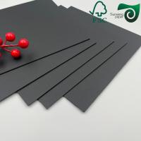 China FSC Certified 250gsm Virgin Pulp Solid Black Paper For Luxury Packaging Solutions for sale