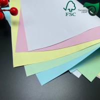 China FSC Certified CB  CFB  CF 50gsm 55gsm Carbonless Copy Paper For Receipts   Black Or Blue Image for sale