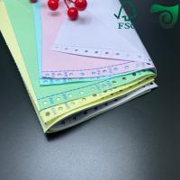 China NCR Carbonless Copy Paper White Pink Yellow Blue Multi Part Bank Statement Invoice Printable Paper for sale