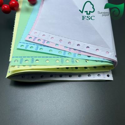 China FSC 60gsm Eco Friendly Colorful Carbonless Copy Paper For Receipt  Business Form Printing for sale