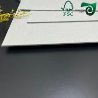 China 2mm Smooth Uncoated Grey Chipboard Laminated Book Binding Board For Rigid Box for sale