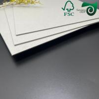 China 3mm Two Sides Uncoated Laminated Grey Board Sheets Recycled Pulp Grey Back Packing Grade for sale