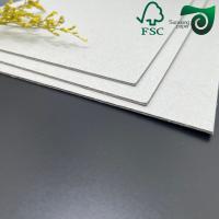 China FSC Certified 800gsm 1mm 2mm High Stiffness Grey Chipboard For Book Binding for sale
