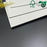 China FSC Certified 800gsm 1mm 2mm High Stiffness Grey Chipboard For Book Binding for sale