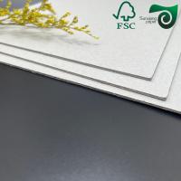 China FSC Clay Coated Chipboard With Grey Back 900gsm 1400gsm  For Storage Boxes And Puzzles for sale