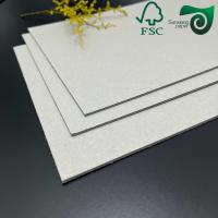 China FSC 3mm  3000 Micron Rigid Grey Craft Cardboard  Smooth Surface Craft Cardboard for sale