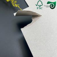 China FSC Certified 400gsm 2000 Gsm Laminated Book Binding Board 1mm 2mm Greyboard for sale