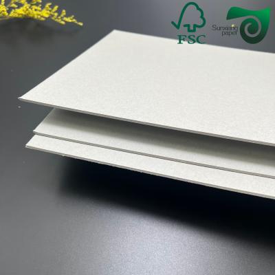 China FSC Grey Board High Stiffness 250gsm For Packaging Book Binding Uncoated Book Cover Board for sale