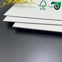 China FSC Certified 800gsm 1mm 2mm High Stiffness Grey Chipboard For Book Binding for sale