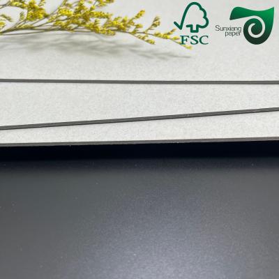 China FSC Recycled Grey Black Chipboard  900gsm Premium Grade For Book Binding Packaging for sale