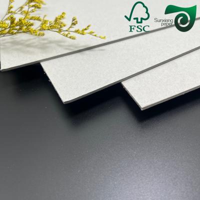 China Laminated Double Grey Cardboard 450g to 1500g Smooth Grey Board Box Board for sale