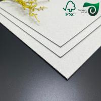 China FSC 800gsm Recycled Grey Chipboard Rigid Grey Paperboard For Gift Boxes for sale