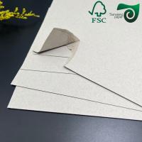 China 3.0mm 1750gsm Grey Chipboard High Stiffness Book Binding Photo Frame Backing Board for sale