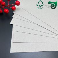 China 300gsm 2500gsm Laminated Double Grey Cardboard Smooth Grey Board Box Board for sale
