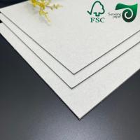 China FSC Certified 1.0mm Grey Recycled Cardboard Sheets  Book Binding Carton Divider Board for sale
