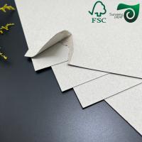 China FSC 350gsm 420gsm Grey Chipboard For Paper Tube 1100mm 3'' Core Good Rigidity for sale