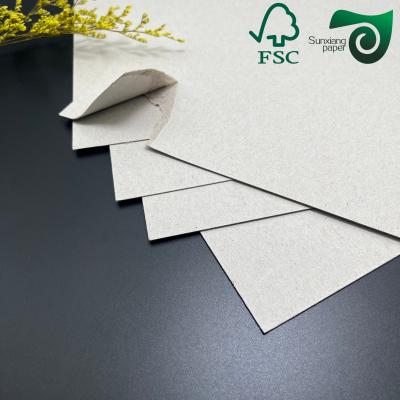 China FSC Certified Laminated Book Binding Board 1mm 1.4mm 2mm 2.5mm Single Side Colored Black Blue Green for sale