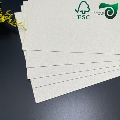 China 300gsm 2600gsm Optimized English Product Introduction For Recycled Grey Chipboard for sale