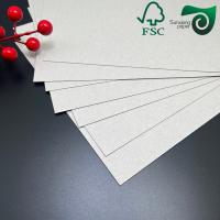 China Hard Stiffness Book Binding Board 1mm 1.5mm 1.8mm Grey Color Sheets for sale