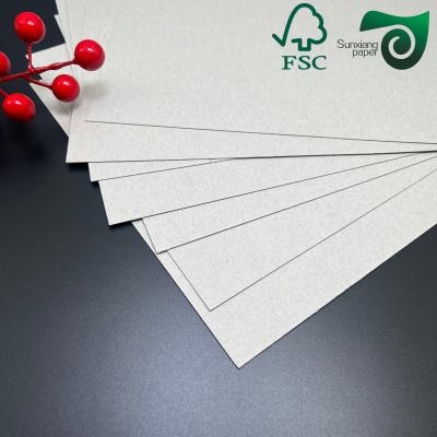 China Hard Stiffness Book Binding Board 1mm 1.5mm 1.8mm Grey Color Sheets for sale