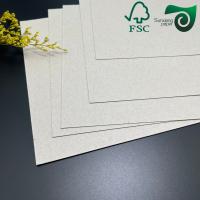 China FSC Certified Gray Book Binding Board  Kraft Chipboard Paper For Book Covers for sale