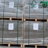 China FSC 1300gsm Laminated Grey Chipboard Hard High Folding Strength For Storage Box for sale