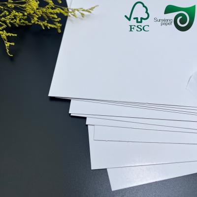 China FSC White Coated Triplex Paper Board  1MM 1.5MM Thick  24in 36in For Clothing Boxes for sale