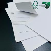 China Uncoated Absorbent Paper 40pt 60pt 80pt Durable Disposable Paper Coaster Grade for sale