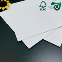 China Uncoated Absorbent Paper 40pt 60pt 80pt Durable Disposable Paper Coaster Grade for sale