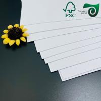 China Uncoated Absorbent Paper 40pt 60pt 80pt Durable Disposable Paper Coaster Grade for sale