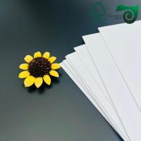 China Uncoated Absorbent Paper 40pt 60pt 80pt Durable Disposable Paper Coaster Grade for sale