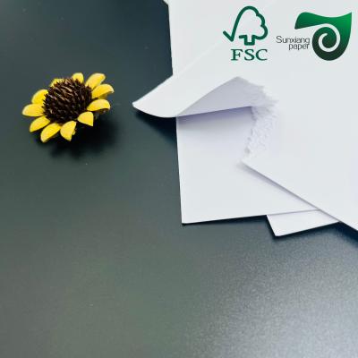China Uncoated Absorbent Paper 40pt 60pt 80pt Durable Disposable Paper Coaster Grade for sale