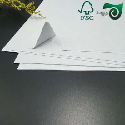 China FSC Bright White Uncoated Paperboard 200gsm 350gsm Optimized For Offset Printing for sale