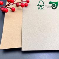 China FSC Uncoated Unbleached Recycled Kraft Liner Paper 300gsm Industrial Packaging Board for sale