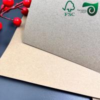 China FSC Uncoated Unbleached Recycled Kraft Liner Paper 300gsm Industrial Packaging Board for sale