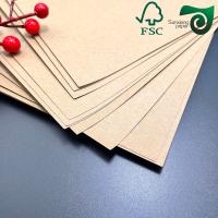China FSC Uncoated Unbleached Recycled Kraft Liner Paper 300gsm Industrial Packaging Board for sale