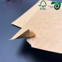 China FSC Uncoated Unbleached Recycled Kraft Liner Paper 300gsm Industrial Packaging Board for sale