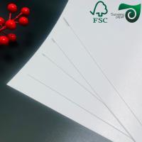 China FSC Certified 230gsm 350gsm High Bulk FBB SBS Ivory Card Sheets Foldable  Cuttable for sale