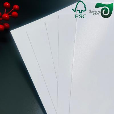 China FSC Certified FBB C1S 320gsm 350gsm Single Side Coated Ivory Board White Cardboard for sale