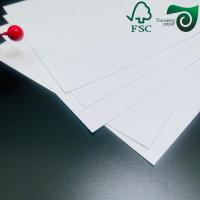 China FSC C1S Coated One Side Cover Stock Virgin Wood Pulp 190gsm 400gsm Paperboard for sale