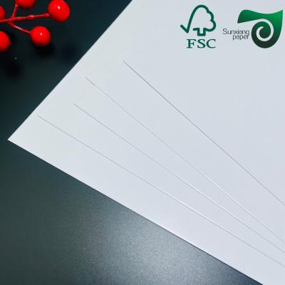 China FSC White Coated Double Sided Chipboard GC1 For Packaging And Card Applications for sale