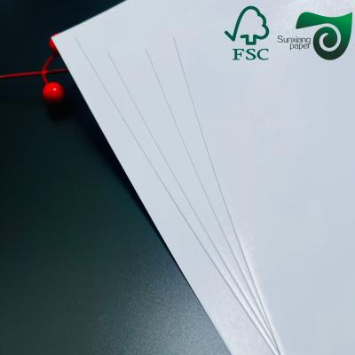 China FSC 1.5mm 2.0mm Double Side Coated White Folding Cardboard  Ideal For Gift Boxes for sale