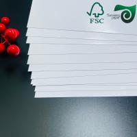 China FSC White Coated Double Sided Chipboard GC1 For Packaging And Card Applications for sale