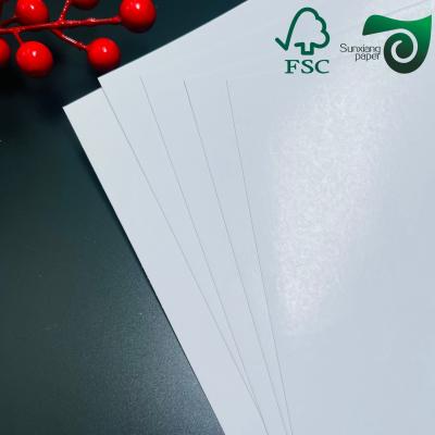 China FSC Glossy Coated Paper  140gsm 300gsm  High Whiteness C2S Art Board for Color Prints for sale
