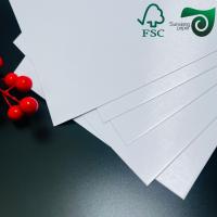 China FSC 300gsm 350gsm C2S Double Sided Glossy Paper  25 38 Inches for sale